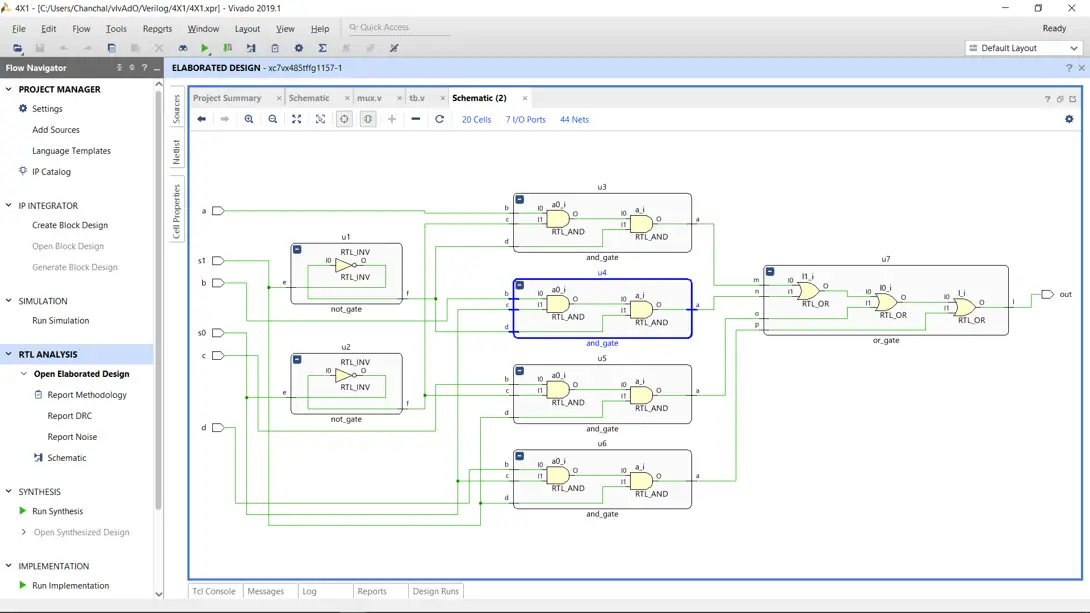 Verilog Code For 41 Multiplexer Mux All Modeling Styles